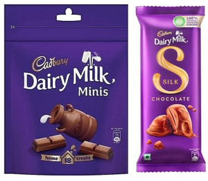 Cadbury Dairy Milk MINIS & Silk Chocolate Bar Bars Price in India - Buy ...