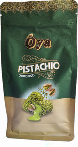 Oya Pistachio Choco Roll 200 Gram | Classic Delicious Wafer Roll Sticks ...