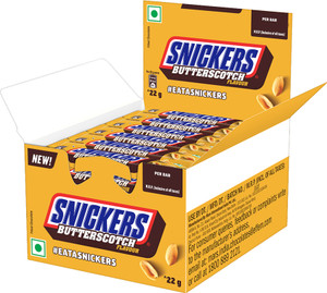 SNICKERS Butterscotch Flavour Chocolate Loaded with Peanuts, Nougat ...