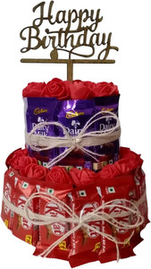 NESTLE Kit Kat | Dairy Milk & Tissue Flowers | Birthday Cake topper ...