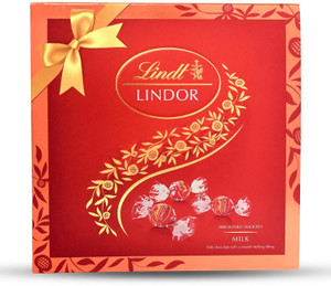 LINDT Lindor Milk Gift Box Truffles Price in India - Buy LINDT Lindor ...