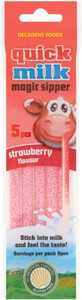 Decadent Foods Quick Milk Magic Sipper Strawberry Milk Sipper Straws ...