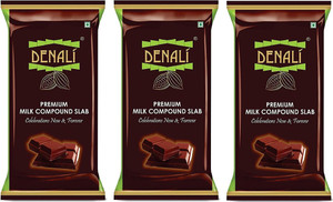 Denali Premium Milk Compound Slab,Delicious Chocolate for Baking Cakes ...