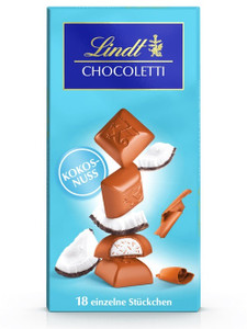 LINDT CHOCOLETTI Milk Coconut Chocolate Bar Bars Price in India - Buy ...