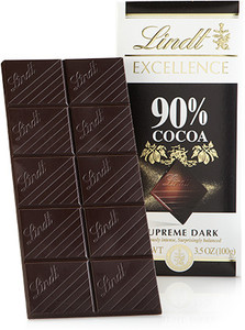 LINDT Excellence 90% COCOA Supreme Dark Milk Chocolate (IMPORTED FROM ...