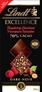 LINDT Excellence 70% Cocoa Raspberry Bars Price in India - Buy LINDT ...