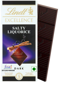 LINDT Excellence Salty Liquorice Dark Chocolate (IMPORTED FROM SWEDEN ...