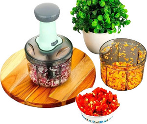 MAGICSPOON Chopper, Push Chopper, Onion Chopper, Vegetable Chopper (4 ...