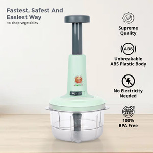 Saule by Rapid ghar Saule 800ml Manual Push Chopper GPT Vegetable ...