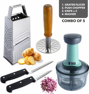 OFFYX Kitchen Tools & Cutting combo Vegetable & Fruit Chopper Price in ...