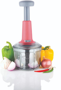 OFFYX Push Chopper Vegetable Chopper Onion Chopper 900 ML with 4 ...