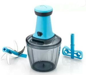 GOD LIKE Push Chopper for Vegetables & Fruits, Hand Press with Lock ...