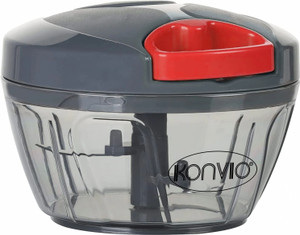 KONVIO Mini Handy and Compact Chopper with 3 Blades (400 ml) Vegetable ...