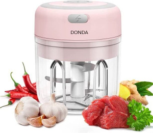 DONDA USB Electric Mini Garlic Chopper Mixer, Portable Cordless Grinder ...
