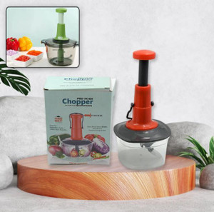 HomeSign FRUIT&VEGETABLE CHOPPER, WITH 3 STAINLESS STEEL BLADES ...