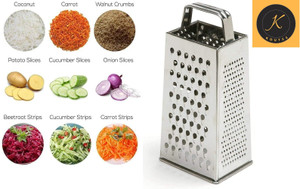 koutss Stainless Steel Grater/Chopper/Chipser/Kaddukas/Slicer Vegetable ...