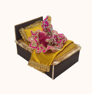 petaluma Bed For 0-2 No. Size Laddu Gopal Ji,Krishna ji,Bed comes with ...