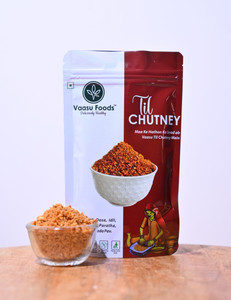Vaasu Foods Til/ Sesame Chutney 100GM No Preservative Chutney Healthy ...