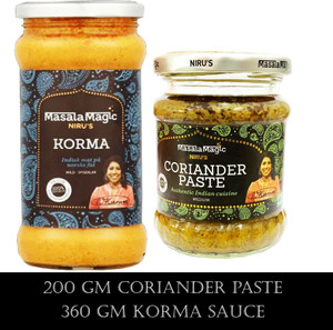 MASALA MAGIC KORANDER PASTE & KORMA SAUCE FRESH READY TO COOK SPICE ...