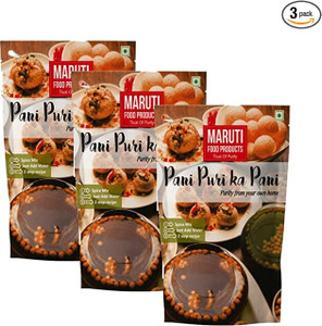 Maruti Food Products Pani Puri Pani Paste Pack of 3 Chutney Paste Price ...