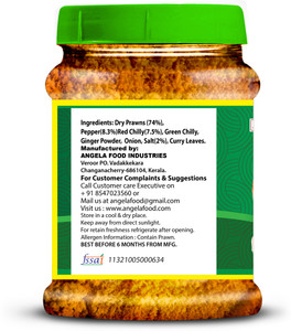 Pleasant Andhra Flavoured Prawns Chutney Powder with Pepper and Chilli ...