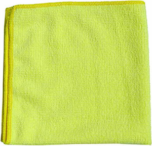 Diversey TASKI Microquick Yellow Wet and Dry Microfiber Cleaning Cloth ...