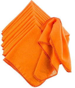 Spexia Orange Dusting Cotton Cleaning Cloth - Pack of 3 Wet and Dry ...