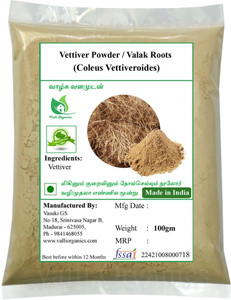 Valli Organics Vettiver Powder | Valak Roots | Kuriveru Face Wash ...