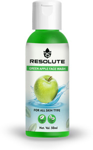 Resolute Green Apple Face Wash - Price in India, Buy Resolute Green ...