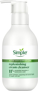 Simple Active Skin Barrier Care Replenishing Cream Cleanser Face Wash ...