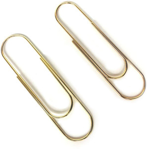 Flipkart.com | MG Tranding Gold Plated Paper Clips/Bookmark Set of 2 H ...