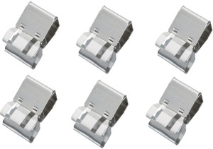 Flipkart.com | TOHKIN SC-LL6S-N Slide Clips LARGE Stainless steel PAPER ...