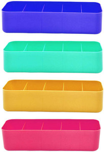 NILORO Premium 5 Section Storage Box Drawer/Divider Multipurpose ...