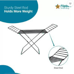 LAXMI VIJAY GANGWAL Steel Floor Cloth Dryer Stand Pipe Cloth Stand ...