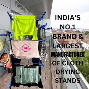 SHP SONI Steel Floor Cloth Dryer Stand parul31 Price in India - Buy SHP ...