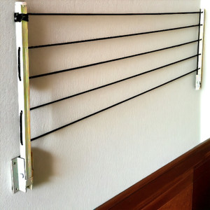 RALVO Steel Wall Cloth Dryer Stand With 50 feet rope / 170 kg load ...