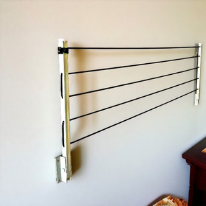 RALVO Steel Wall Cloth Dryer Stand With 50 feet rope / 170 kg load ...