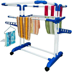 Bluevista Steel Floor Cloth Dryer Stand Prince jumbo heavy Duty Double ...