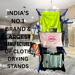 SHP SONI Steel Floor Cloth Dryer Stand parul5 Price in India - Buy SHP ...