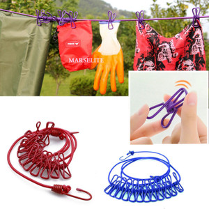 MARSELITE Cloth Drying Rope (2 PACK) Portable Travel Clothes line ...