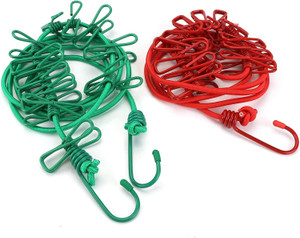 Padchaaya Clothline 12 Pegs Clips Portable Expandable Adjustable Airer ...