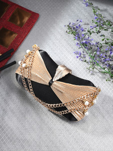 Toobacraft Party Gold, Black Clutch Multicolor - Price in India ...
