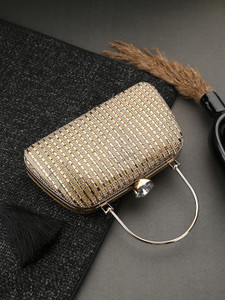 Toobacraft Party Gold Clutch Gold - Price in India | Flipkart.com