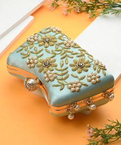 Toobacraft Party Blue Clutch Blue - Price in India | Flipkart.com