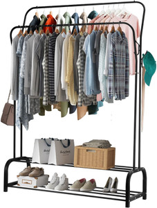 Bigkart Clothes Hanger Stand for Bedroom | Dress Display Rack for ...