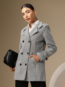 CHEMISTRY Polyester Coat - Buy CHEMISTRY Polyester Coat Online at Best ...