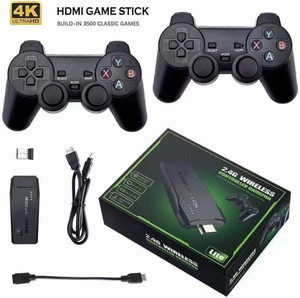 USB Wireless Video Game Console Built-in 3000 Classic Games 4K Ultra HD ...
