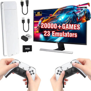 GameStick 2.4G Wireless Controller 4K HD Console Built-in 10k+ Retro ...