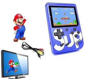 SUP GAME 400 in1 Retro Handheld Game Box with TV output Mario (Blue ...