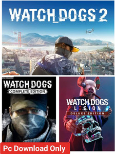 Watch Dogs 1 2 Legion Combo Pc Game Download (Offline only) Full Games ...
